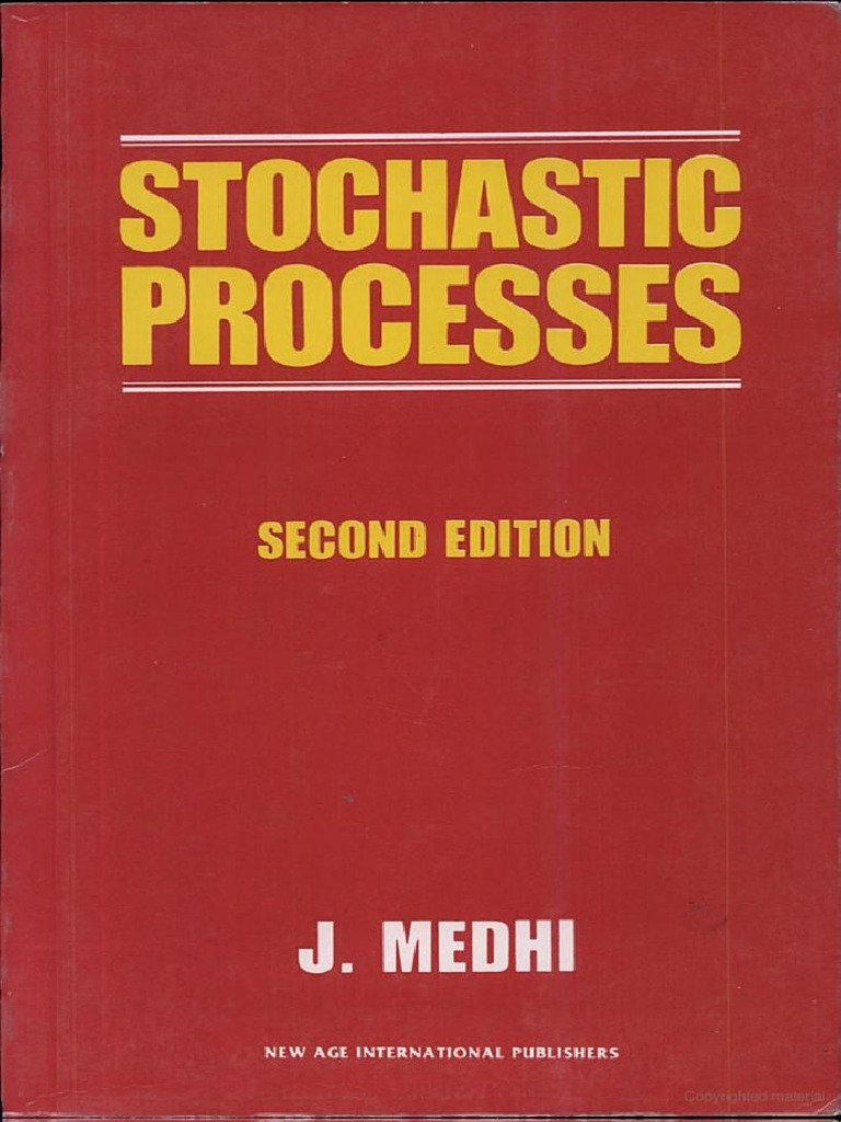 Stochastic Processes by Jyotiprasad Medhi PDF | PDF