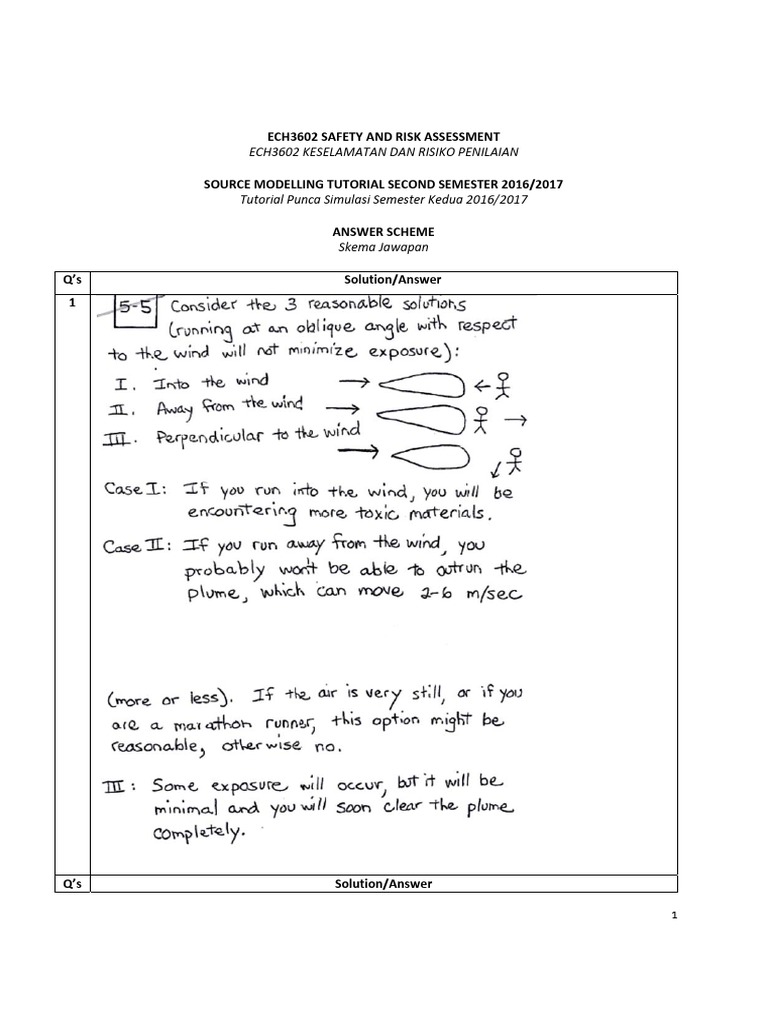 Solution For Tutorial ECH3602 | PDF | Equations | Mathematical Objects
