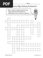 Activity Sheet (Paghahambing) | PDF | Language Arts & Discipline