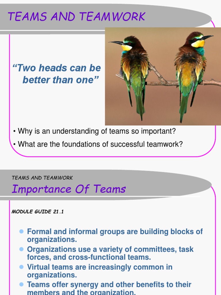 Teamwork For Quality | PDF | Decision Making | Leadership