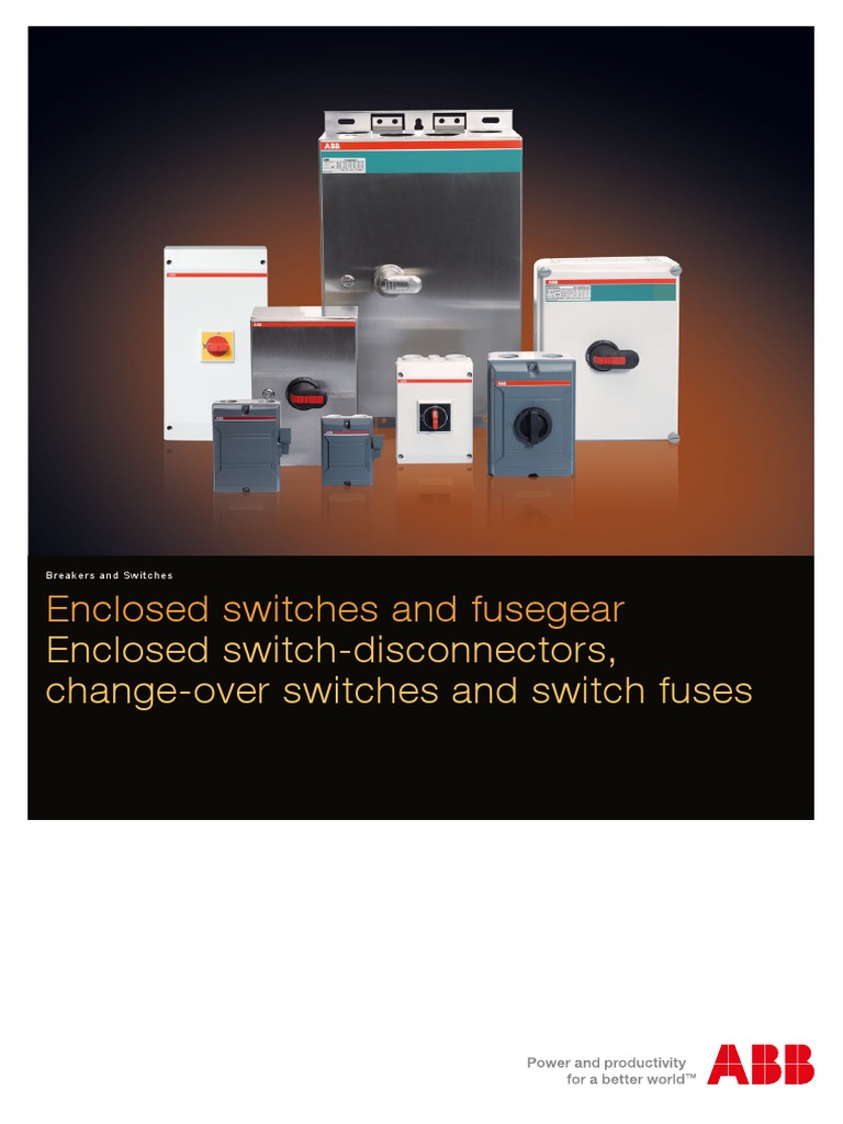 Abb Isolator | PDF | Fuse (Electrical) | Switch