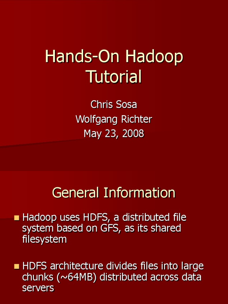 Hadoop Tutorial | PDF | Apache Hadoop | Data