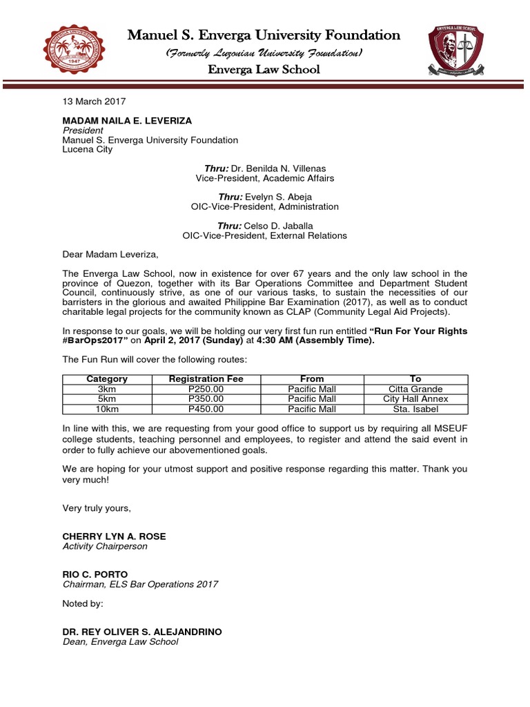 Letter To President | PDF