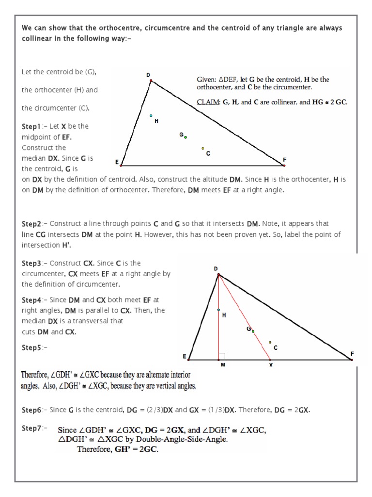 We Can Show That The Orthocentre | PDF | Triangle | Polytopes