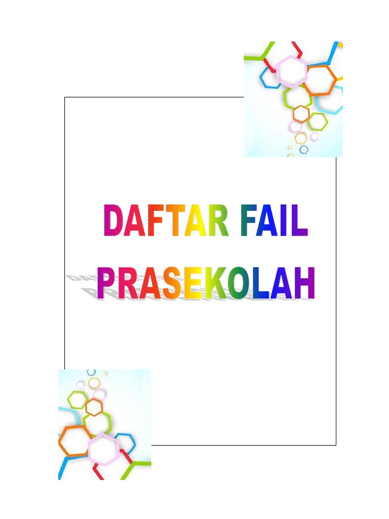 Daftar Fail Prasekolah | PDF