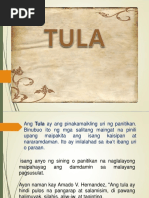 Mga Sangkap NG Tula | PDF