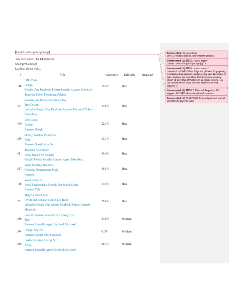 Leetcode Oj Pdf String Computer Science Matrix Mathematics