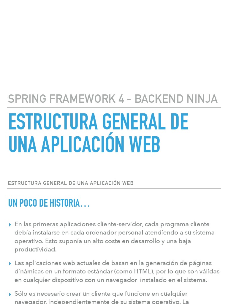 1.2.estructura General de Una Aplicacion Web | PDF | Servidor web | Internet y web