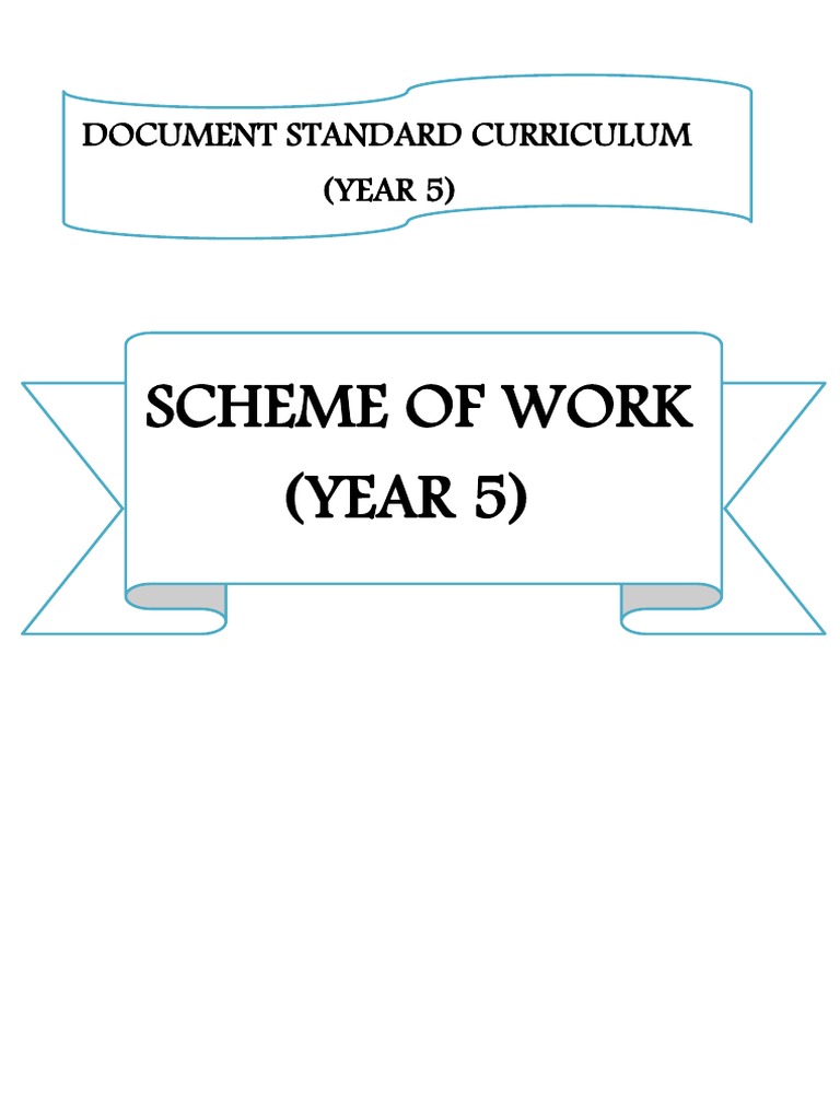 Scheme of Work (YEAR 5) : Document Standard Curriculum (YEAR 5) | PDF