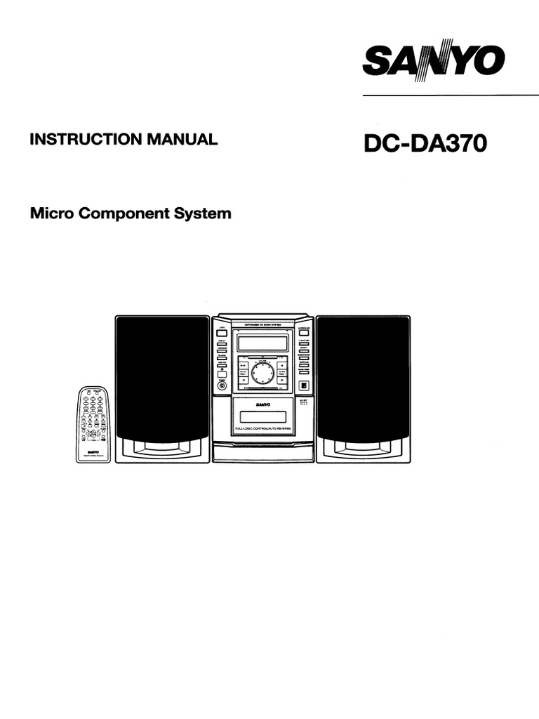 SANYO マイクロコンポーネントシステム-
