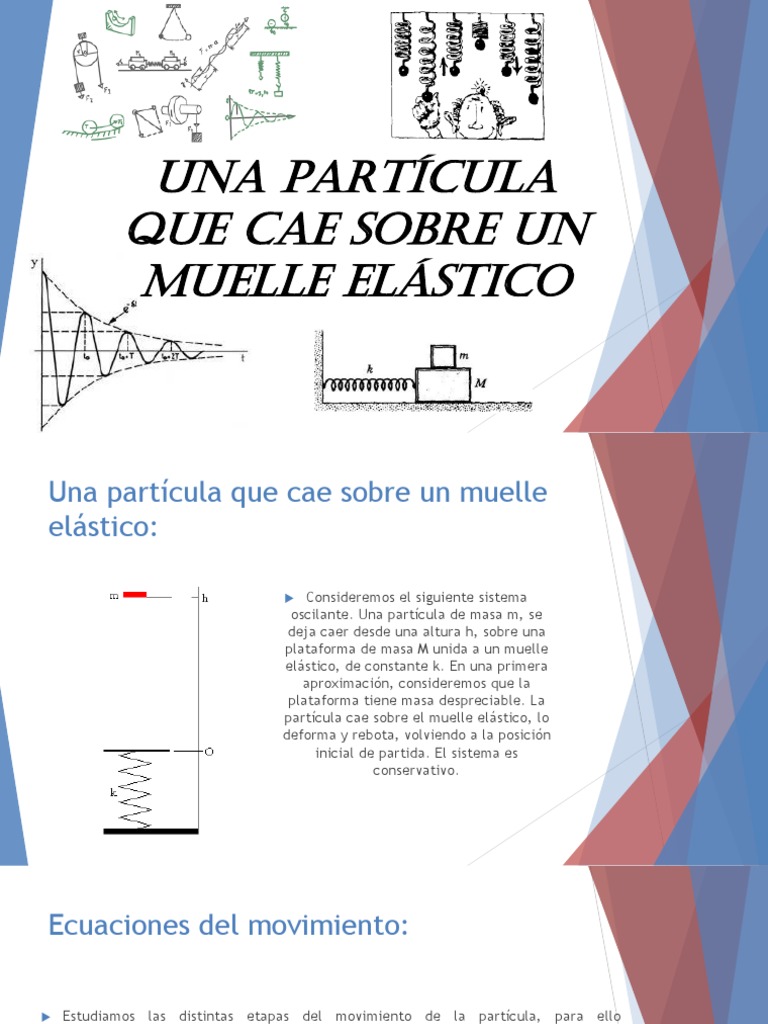 Movimiento de Partícula en Muelle Elástico | PDF | Funciones ...