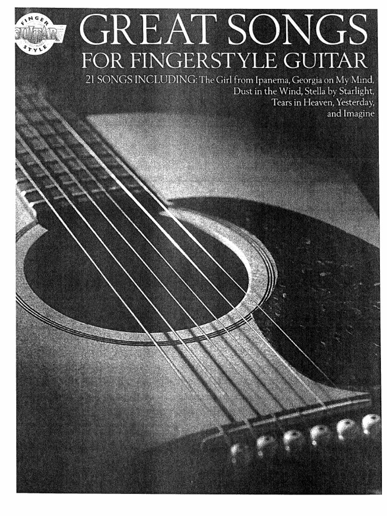 Songbook - Great Songs For Fingerstyle Guitar PDF | PDF | Entertainment ...
