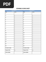 Scrabble Word List PDF | PDF