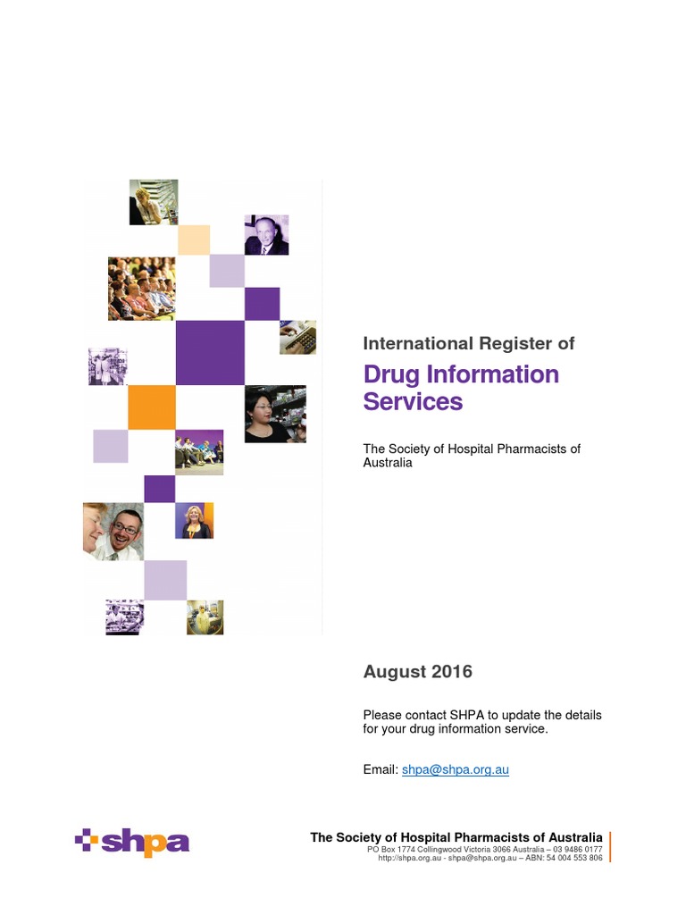 Shpa International Register of Drug Information Services | PDF ...