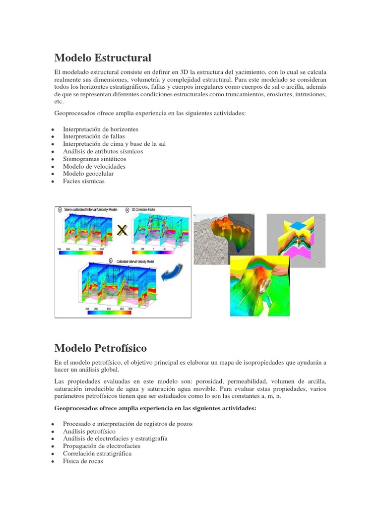 Modelado Geológico Avanzado | PDF | Geología | Modelo conceptual