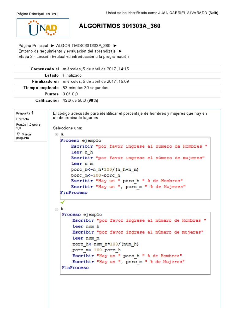 Etapa 3 - Lección Evaluativa Introducción A La Programación | PDF | Ingeniería Informática ...