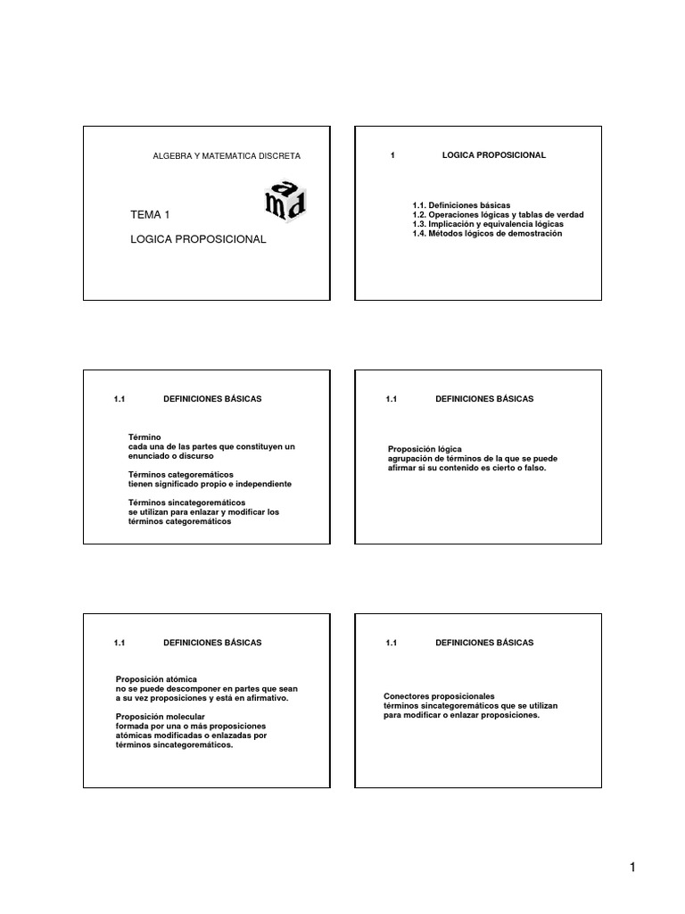 Métodos de Demostración Lógica | PDF | Proposición | Verdad lógica