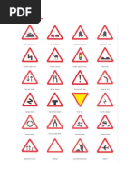Ghanaian Road Traffic Signs | PDF | Traffic | Road