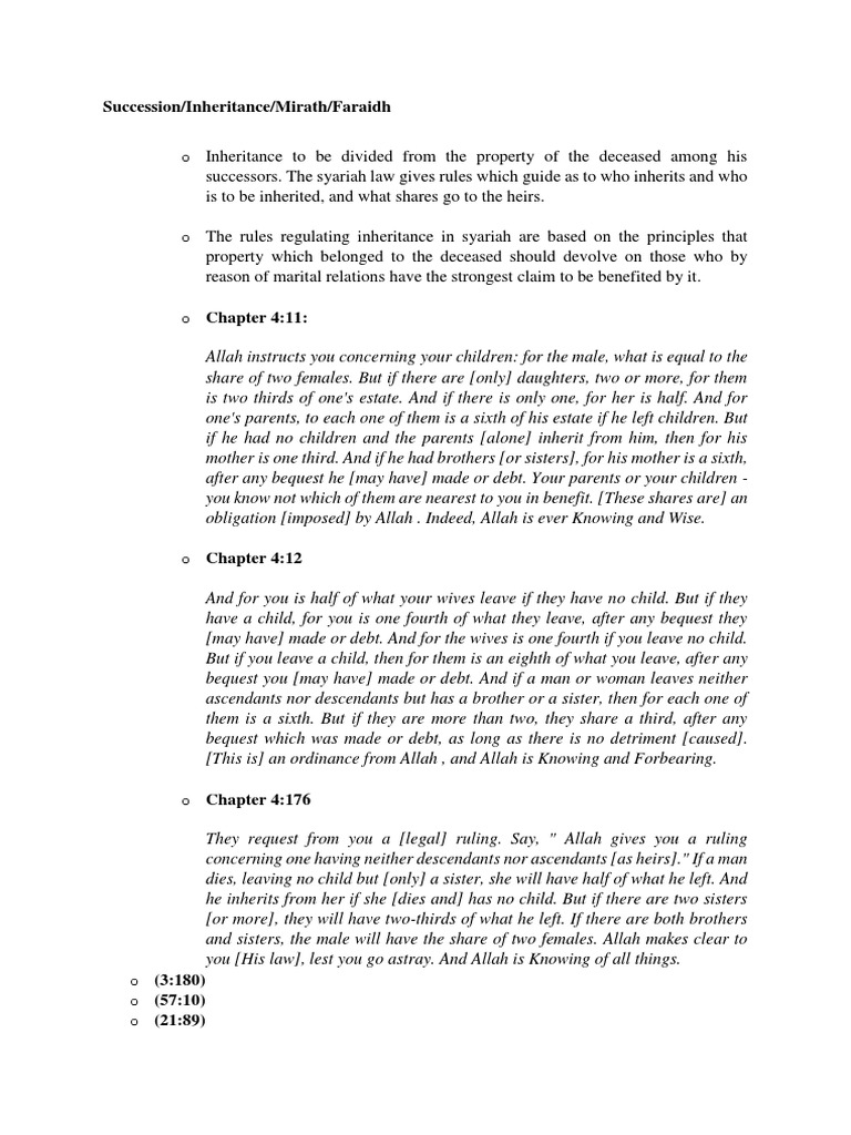 Succession | PDF | Inheritance | Will And Testament