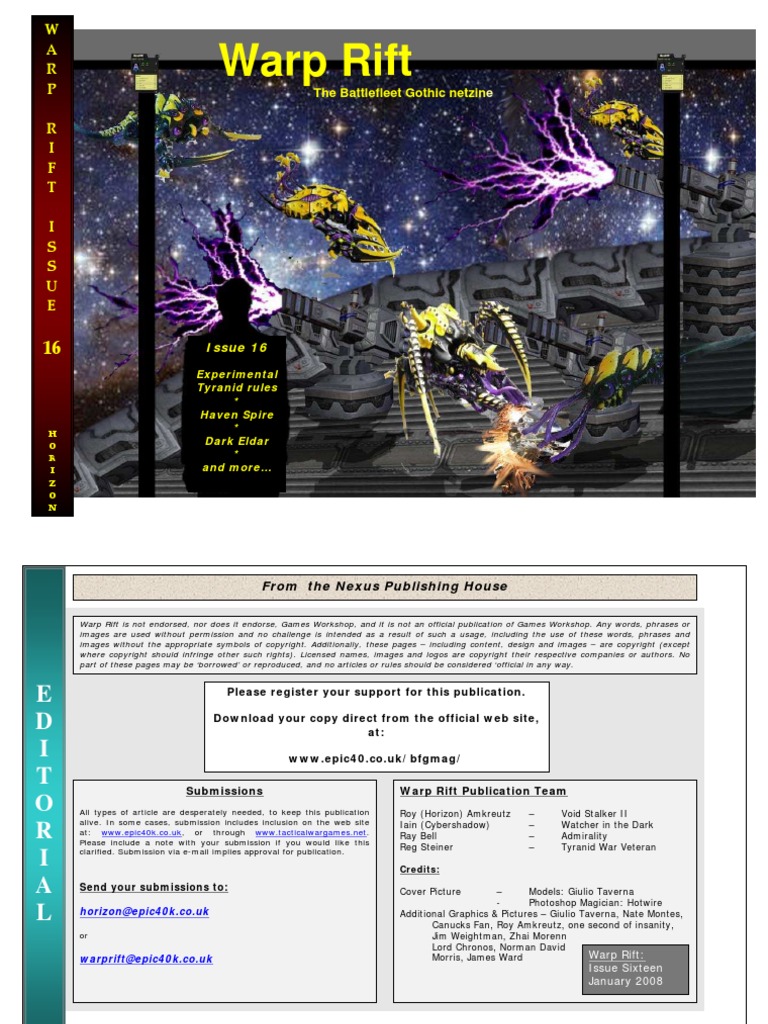 Warp Rift: W A R P | PDF | Watercraft | Water Transport