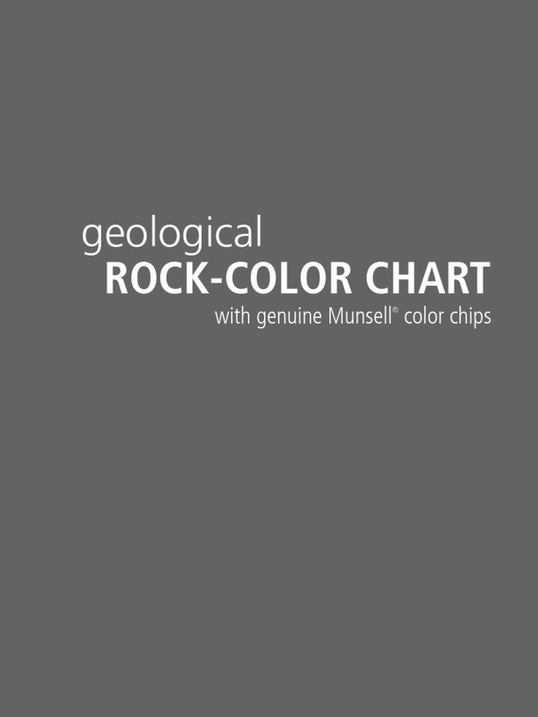 Rock-Color Chart: Geological | PDF