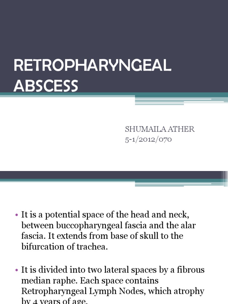 Acute Retropharyngeal Abscess Overview | PDF | Tuberculosis | Immunology