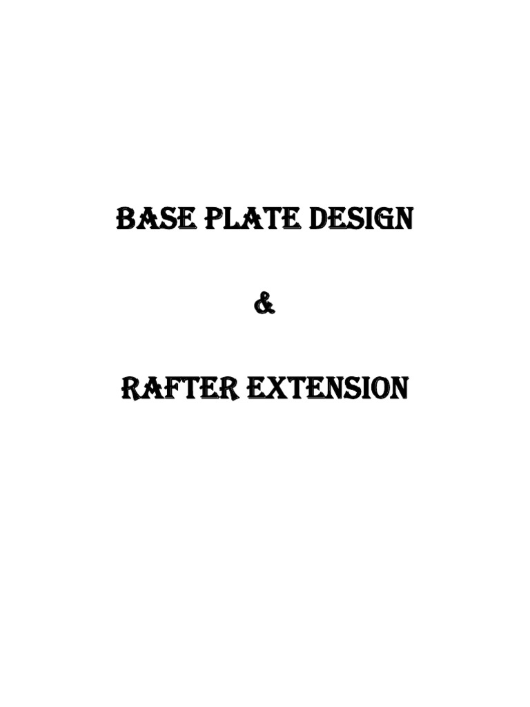 Base Plate Design | PDF | Computer Networking | Internet