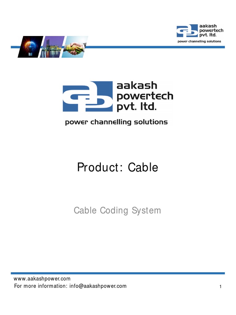 Cabcode PDF | PDF | Cable | Electrical Conductor