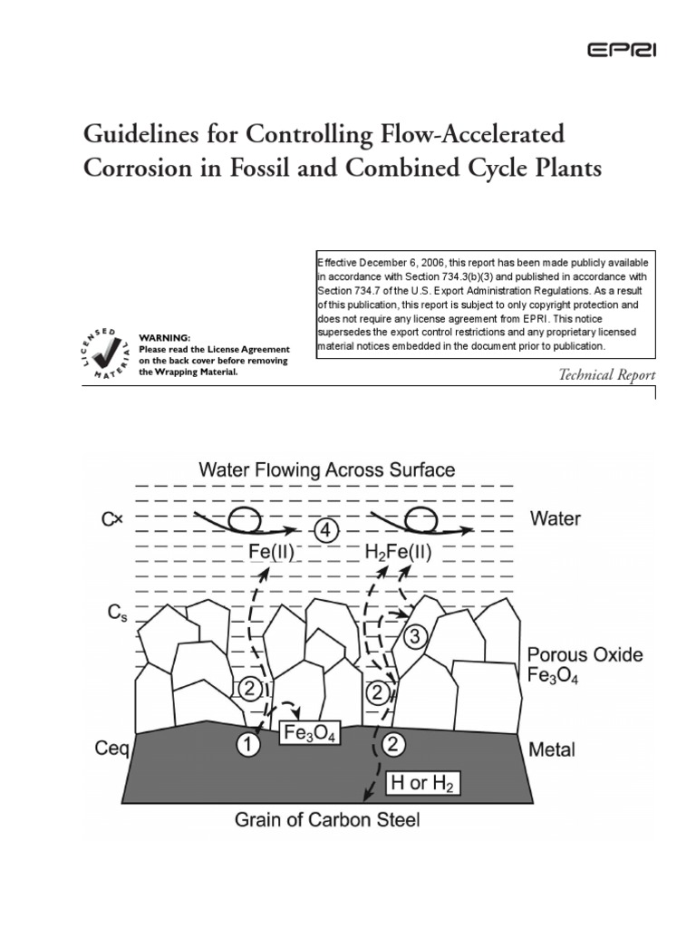 EPRI Guide Lines FAC | PDF | Energy Technology | Chemistry