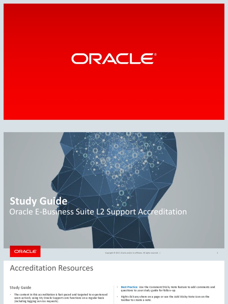 EBS Accreditation Study Guide | PDF | Business Process | Oracle Database