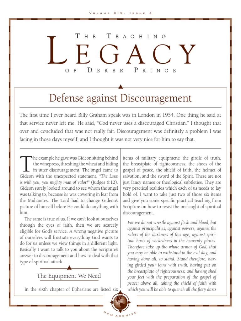 The Teaching Legacy of Derek Prince | Armor Of God | Religious Belief ...