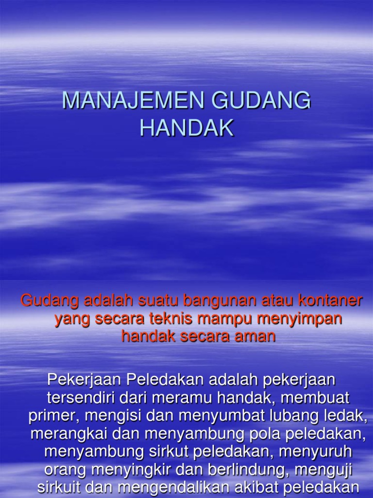 Gudang Handak | PDF | Sains & Matematika | Teknologi & Rekayasa