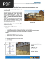 Secant Pile Wall Design and Analysis Example | PDF | Deep Foundation | Civil Engineering