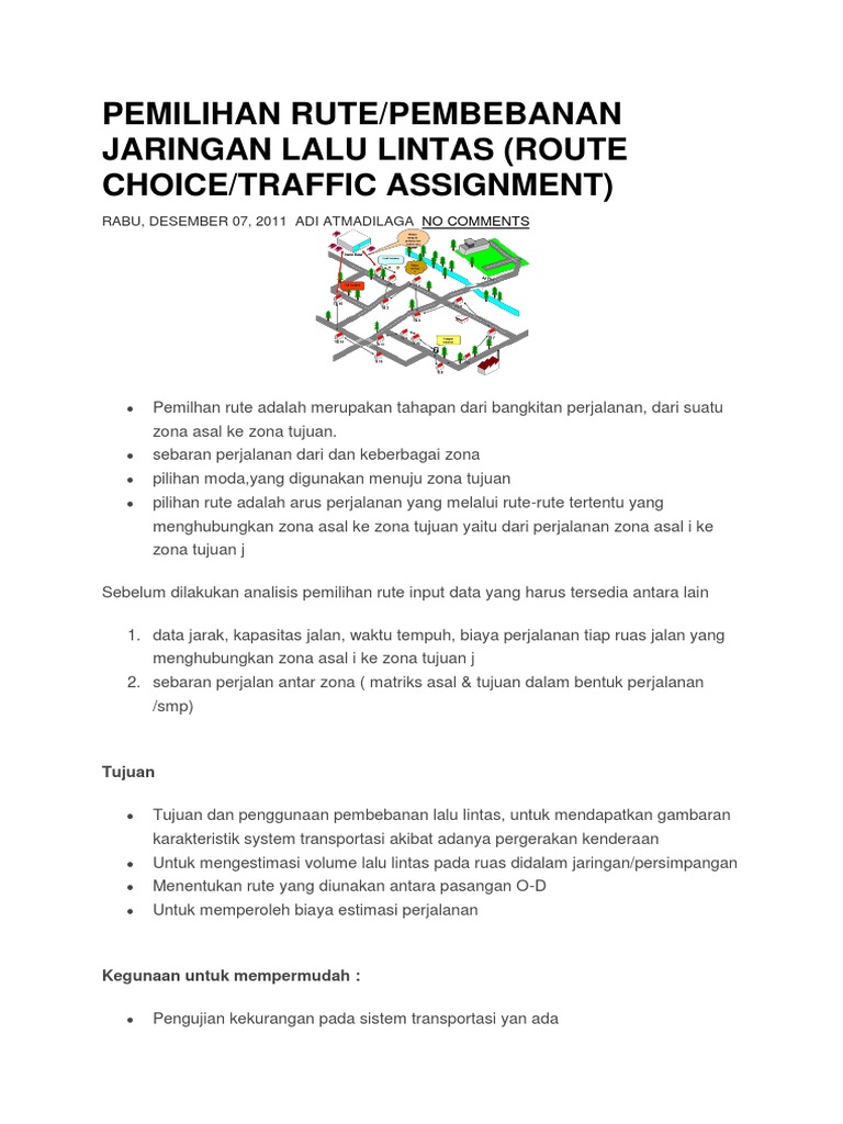 Pemilihan Rute | PDF | Teknologi & Rekayasa
