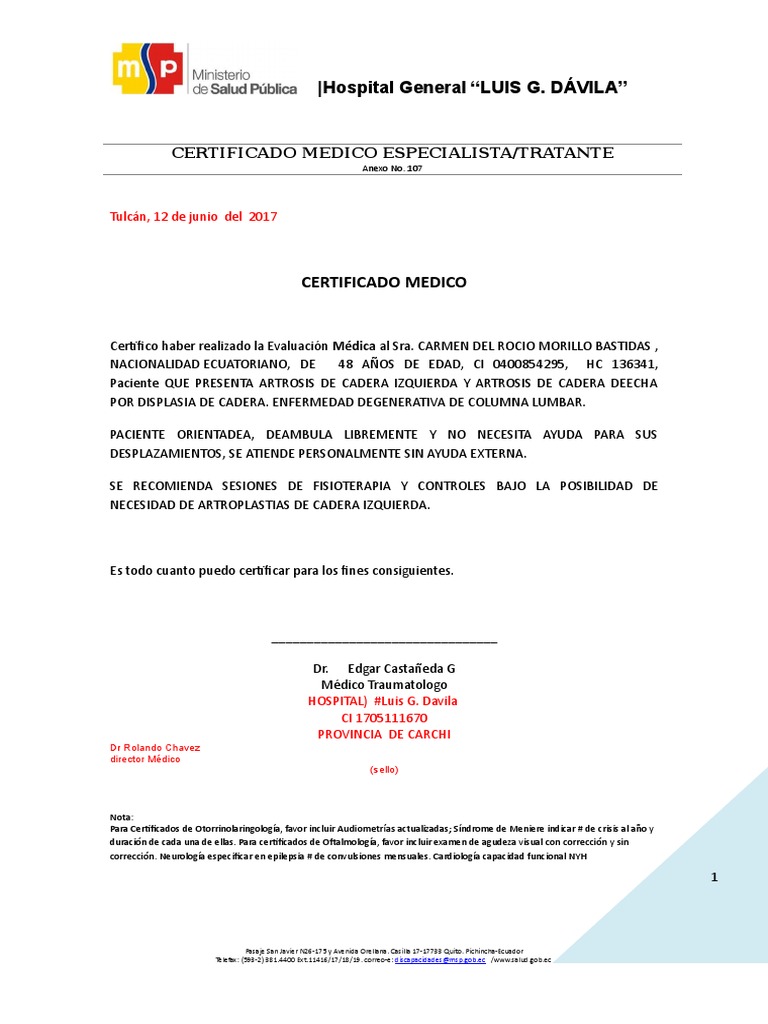 Cert Fica Dom Orillo | PDF