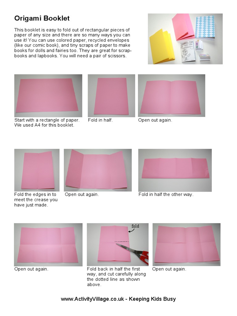 Origami Booklet PDF | PDF