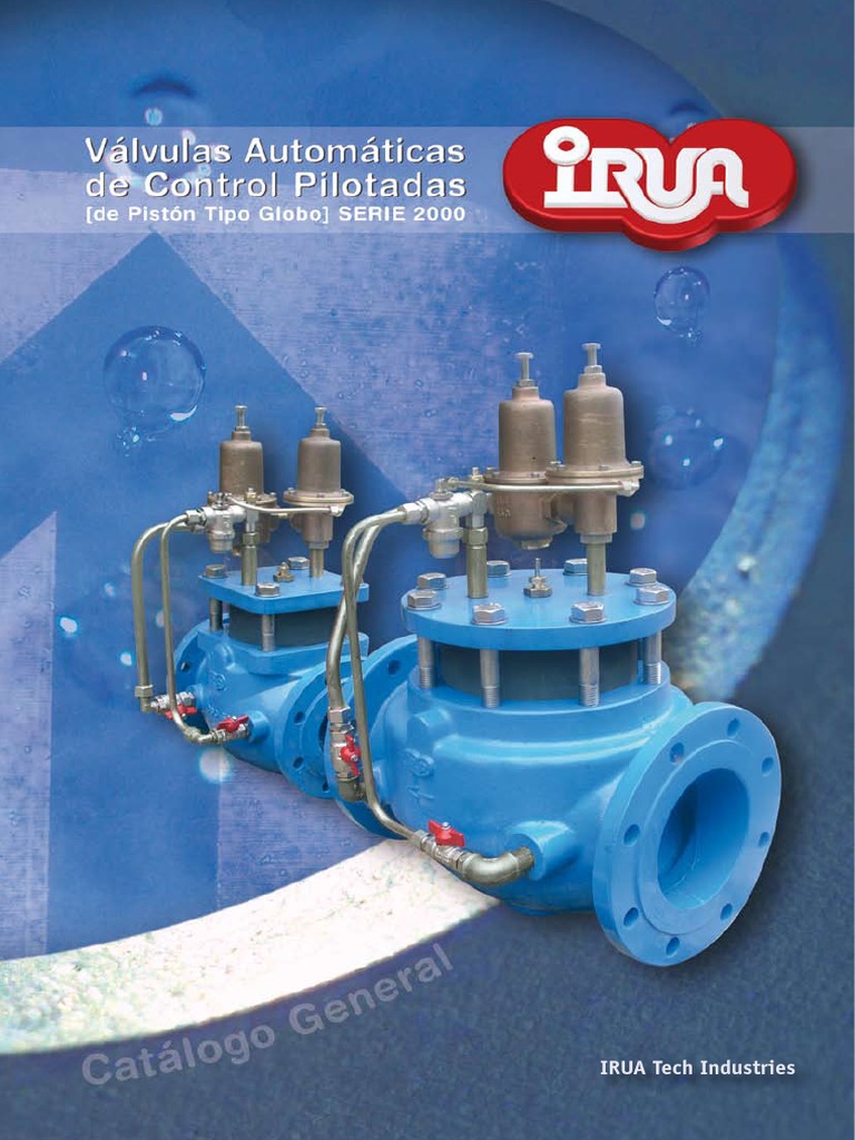 Válvulas de Control IRUA Serie 2000 | PDF | Bomba | Válvula