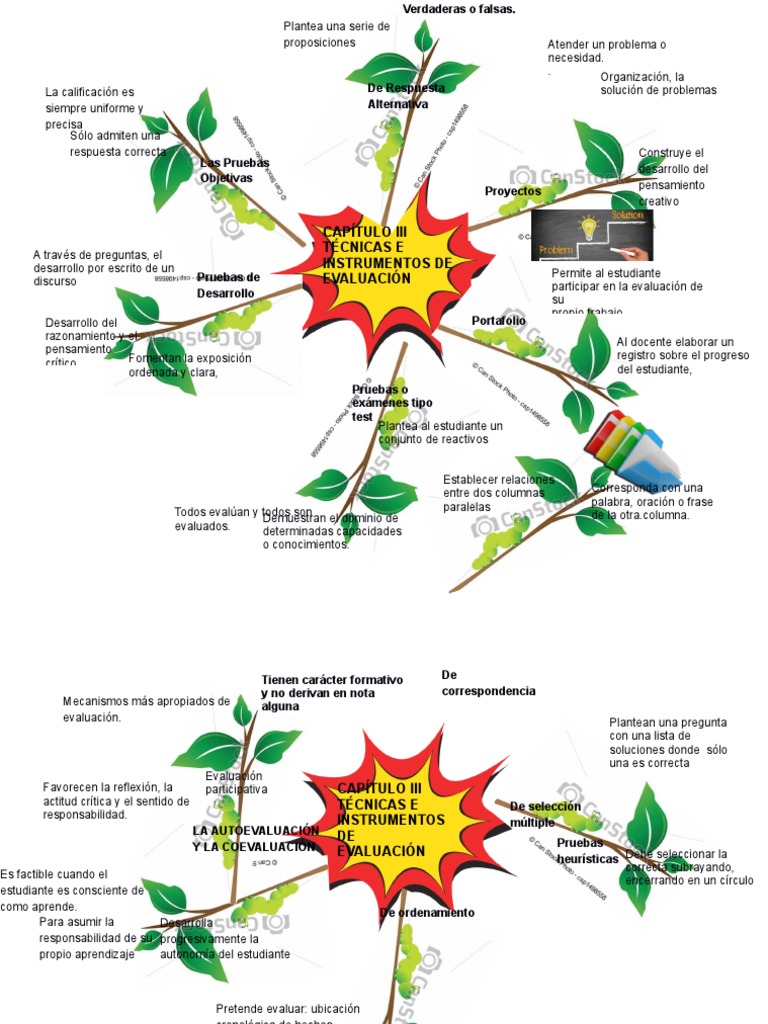 Mapa Mental Capitulo 3 | PDF | Prueba (evaluación) | Evaluación