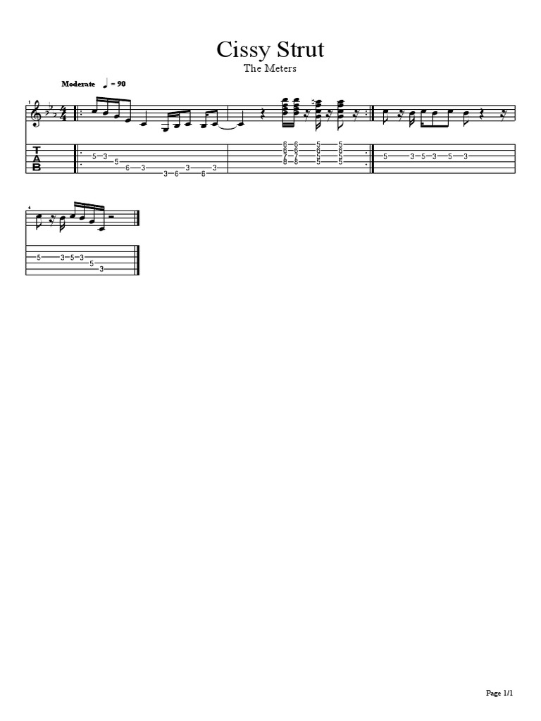 Cissy Strut | PDF