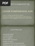 Iba't Ibang Uri NG Liham at Pagsulat NG | PDF