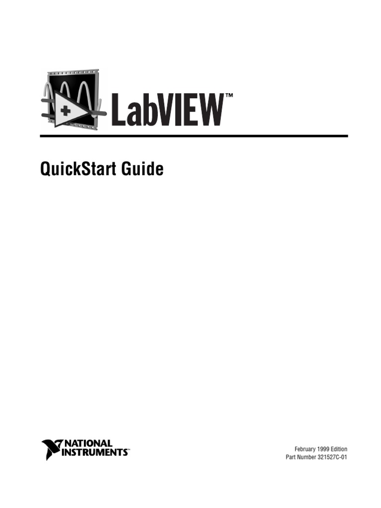 Labview Quickstart Guide | PDF | Data Acquisition | Software Engineering