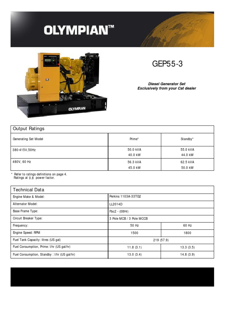 Gep55 3 | PDF | Diesel Engine | Engines