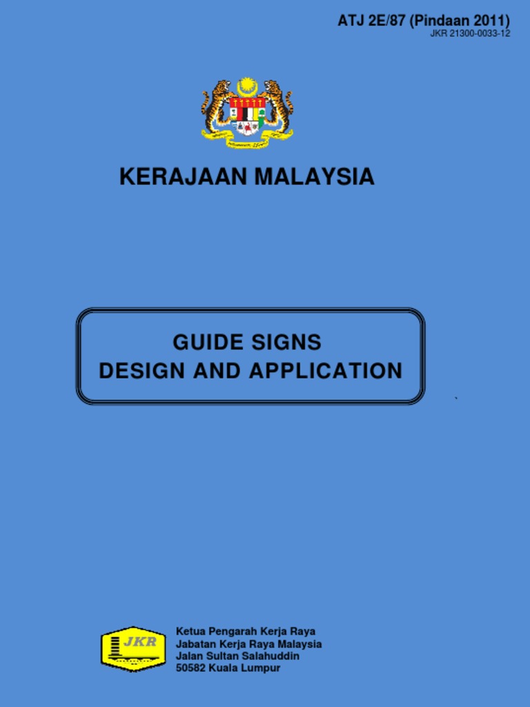 ATJ 2E-87 Guide Signs (2011) PDF | PDF | Traffic | Interchange (Road)