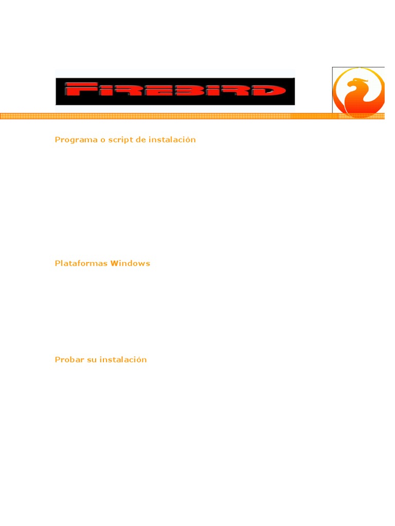 Firebird PDF | PDF | Servidor (Computación) | SQL