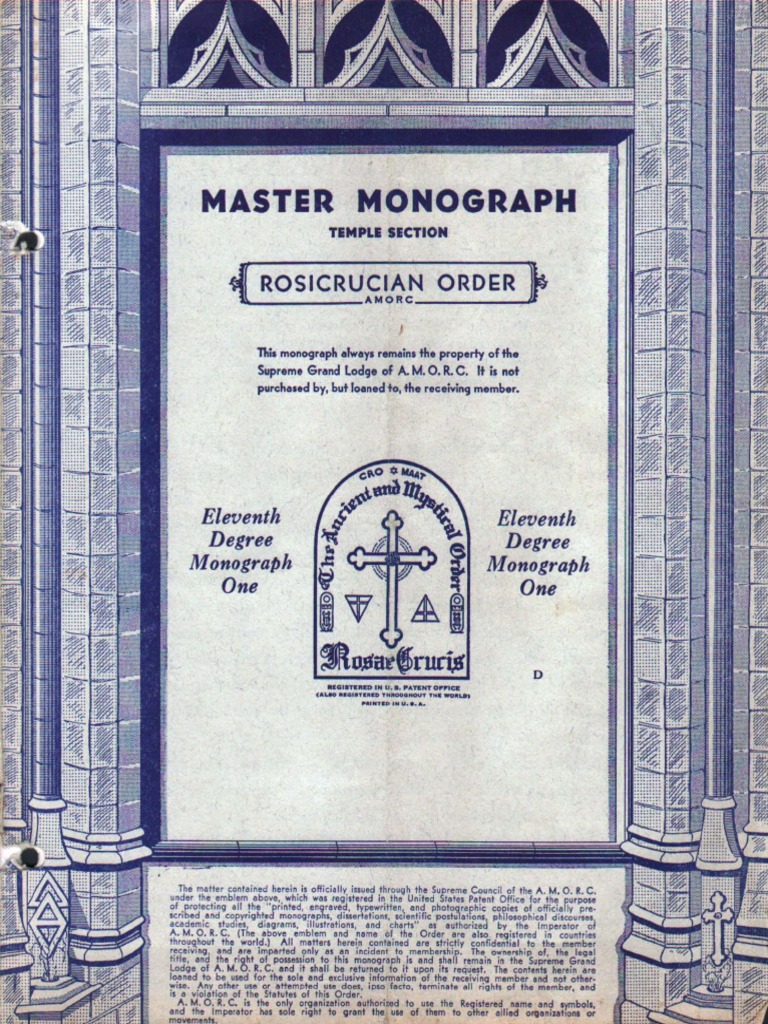 AMORC Degree 11 (01-25) | PDF