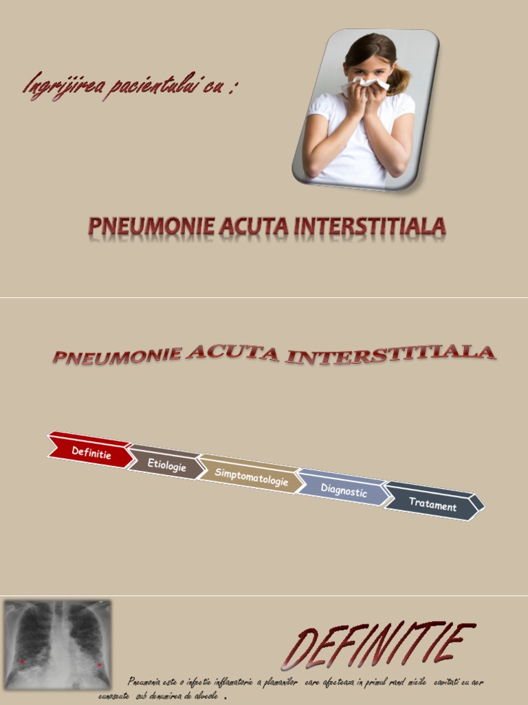 Musa Vlad - Pneumonie Acuta Interstitiala | PDF