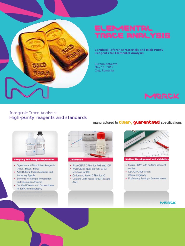 05 2017 Trace Analysis Merck | PDF | Ion | Calibration
