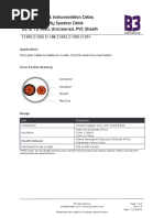 Datasheet B3 Control Cable ACS | PDF | Wire | Electrical Conductor