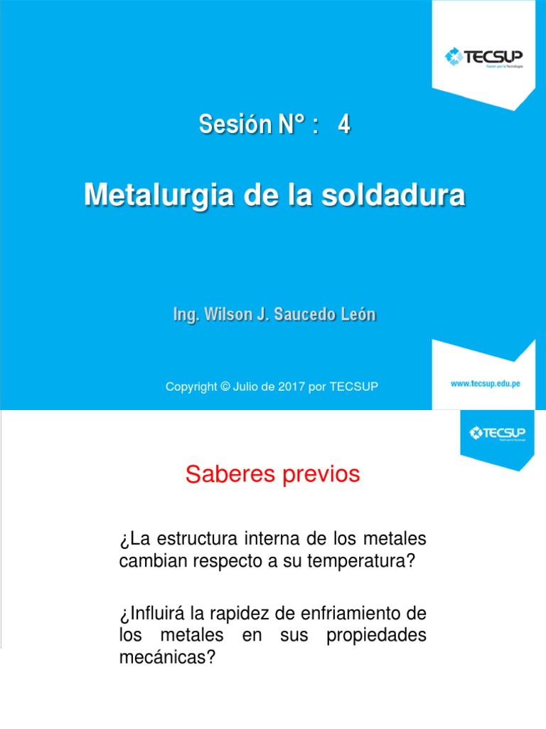 IV. - Metalurgia de La Soldadura | Descargar gratis PDF | Soldadura | Construcción