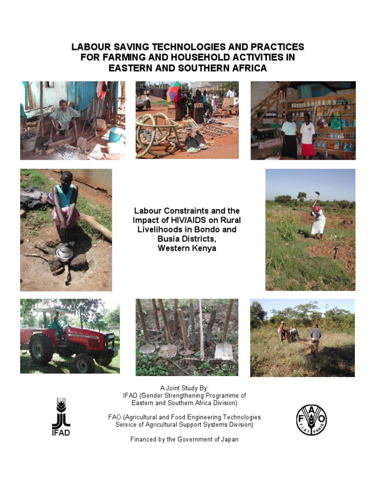 Labour Saving Technologies and Practices For Farming and Household ...